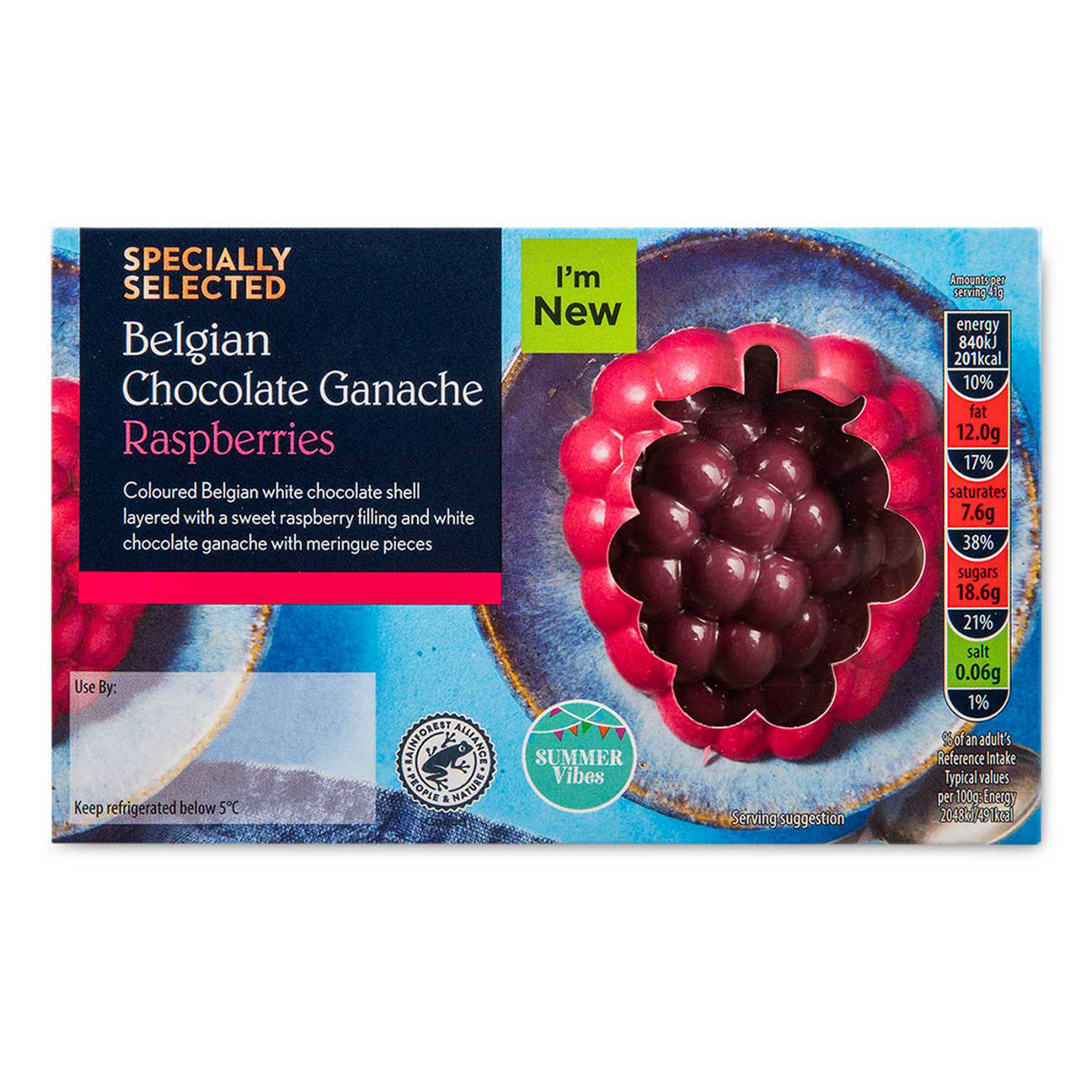 Belgian Chocolate Ganache Raspberries | ALDI UK